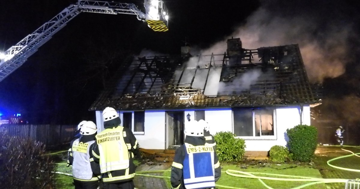 #003 Brand_groß, Isendorf | Feuerwehr Emsdetten
